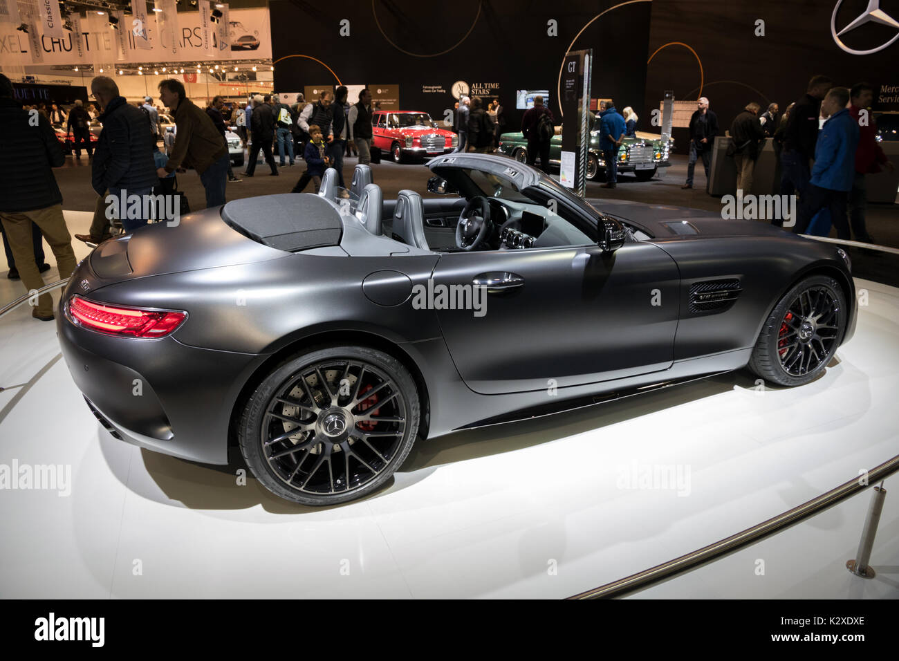 ESSEN, GERMANY - APR 6, 2017: New 2017 Mercedes Benz AMG GT 50 Edition ...