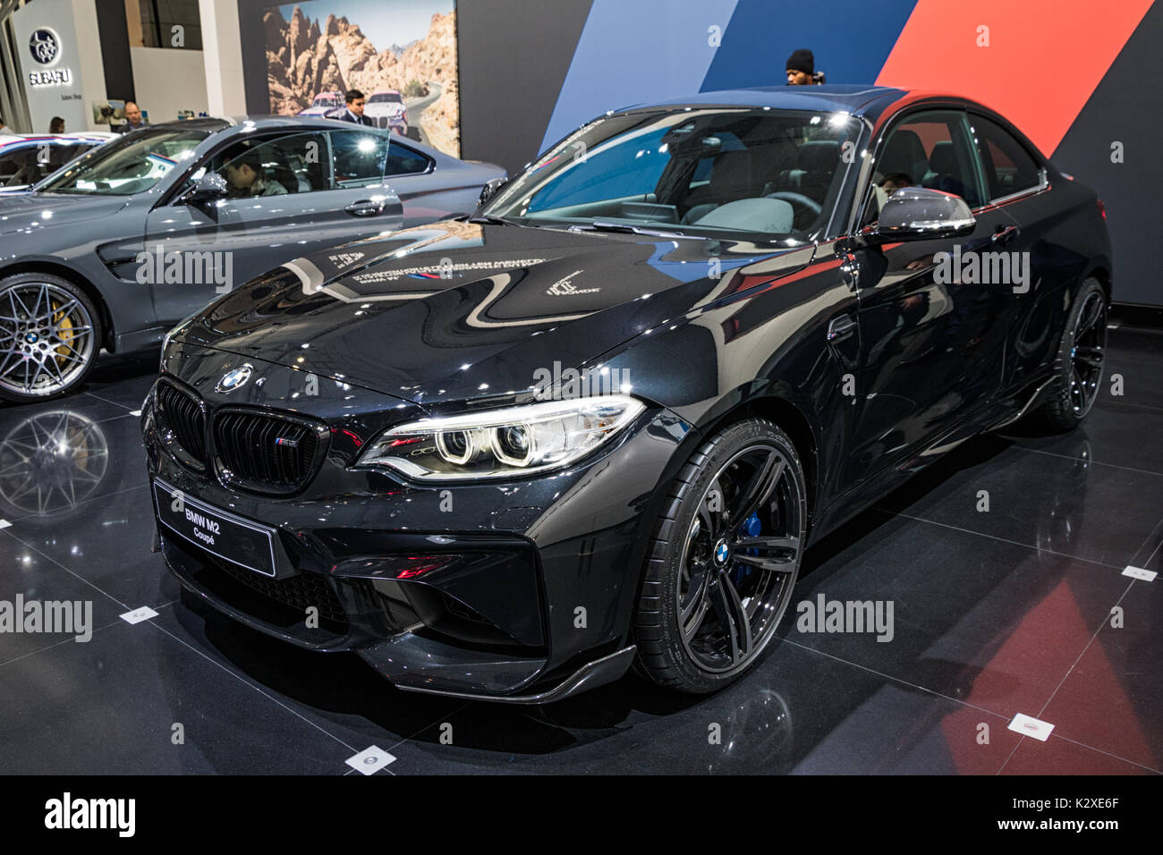 BRUSSELS - JAN 19, 2017: BMW M2 Coupe car at the Motor Show Brussels ...