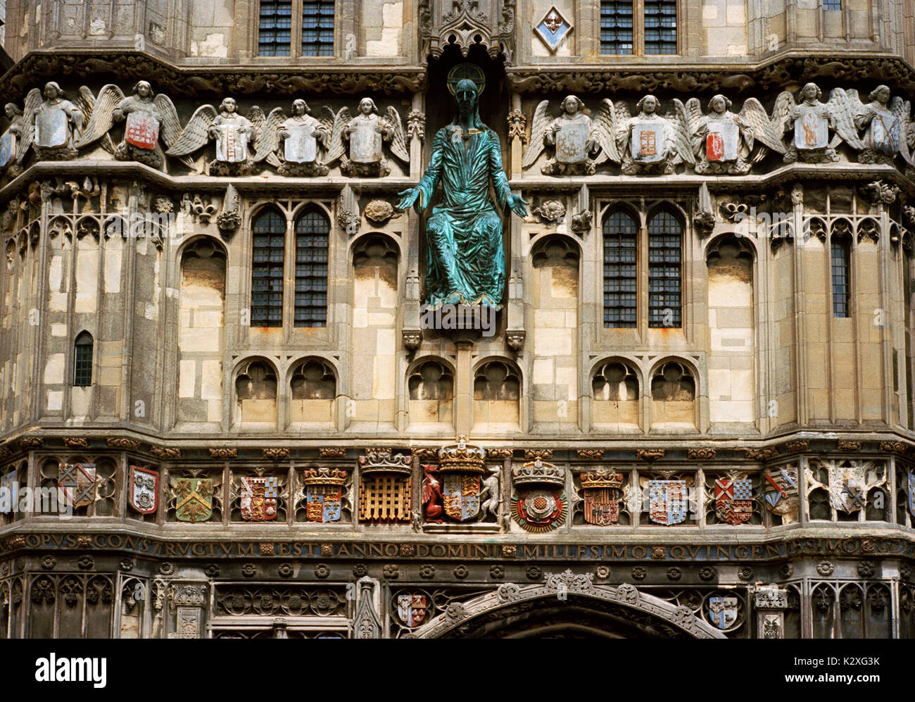 Christ Church Gate of Canterbury Cathedral in City of Canterbury in ...