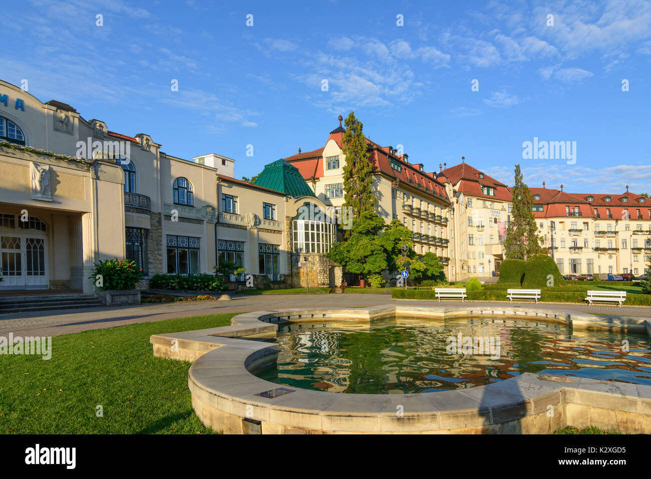 spa Irma, hotel Thermia Palace, Piestany (Pistyan), Slovakia Stock ...