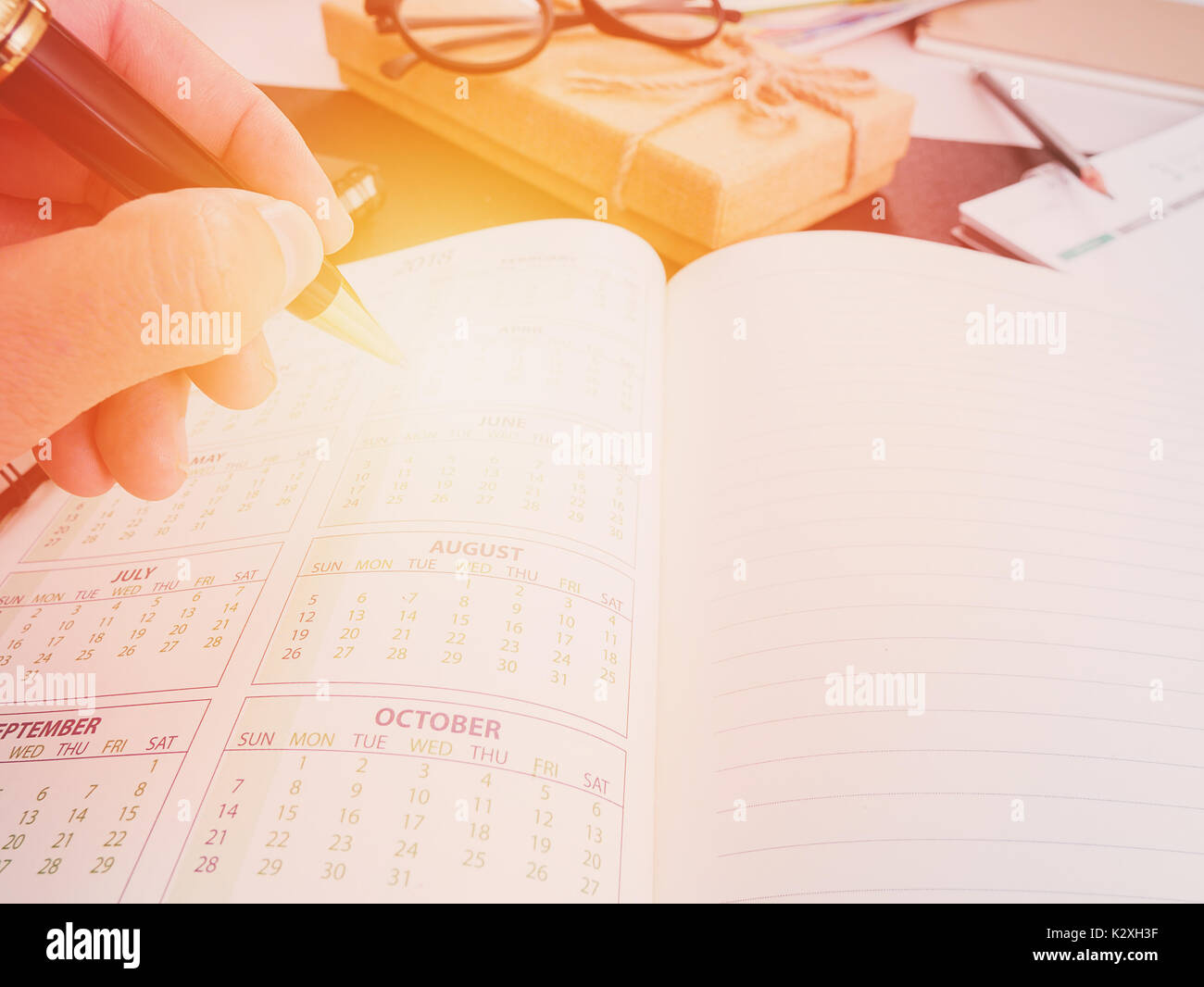 Office agenda writing hi-res stock photography and images - Alamy