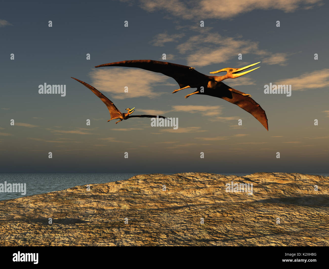 Pterodactyl pteranodon hi-res stock photography and images - Alamy