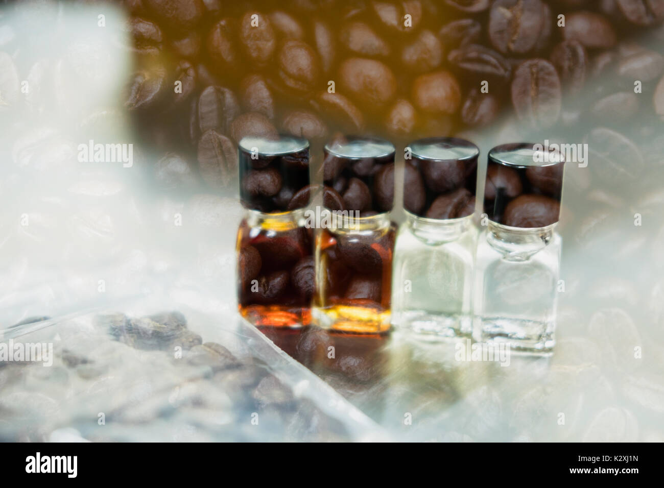 coffee tasting with reference flavor. art of aroma perception in coffee ...