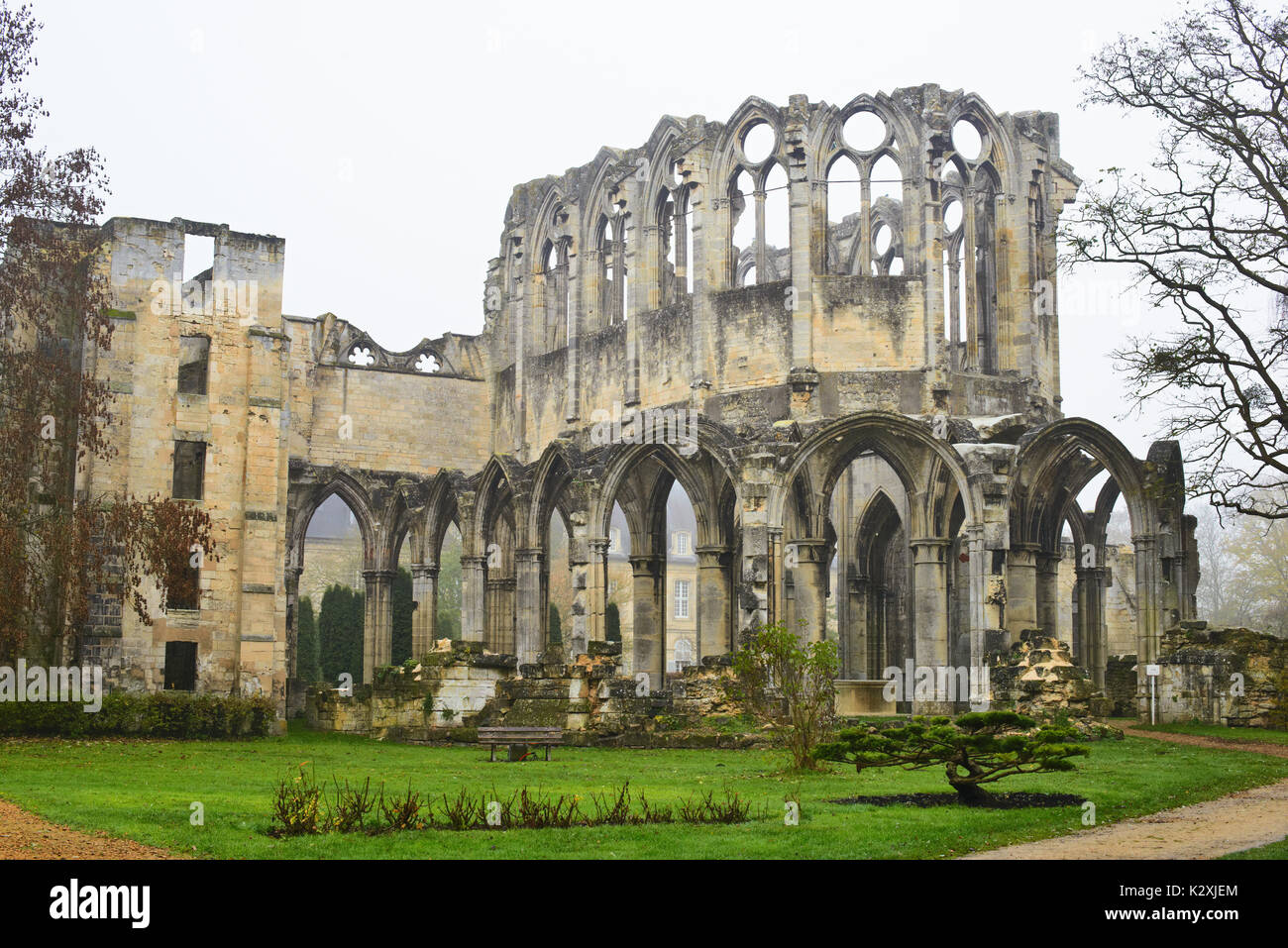 Abbaye d’Ourscamp, Chiry-Ourscamp, Oise, France Stock Photo - Alamy