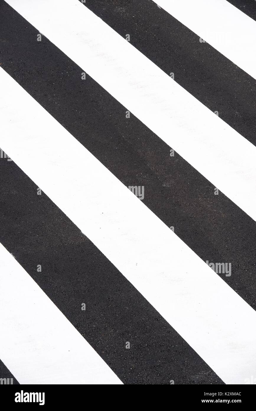 Zebra crossing intersection without hi-res stock photography and images ...