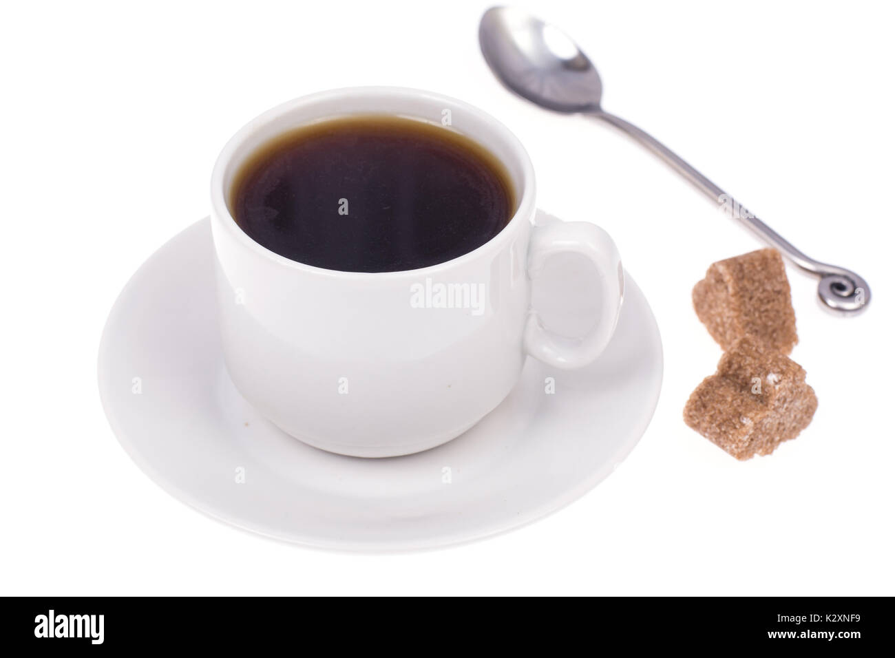Cup of coffee at break in the workplace. Studio Photo Stock Photo - Alamy