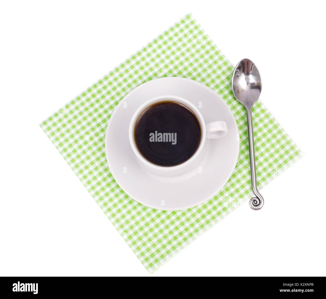 Cup of coffee at break in the workplace. Studio Photo Stock Photo - Alamy