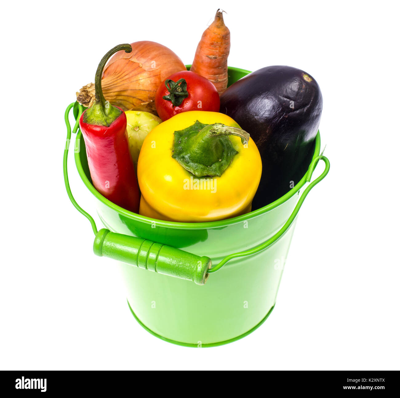 Grown ecological bio-vegetables. Studio Photo Stock Photo - Alamy