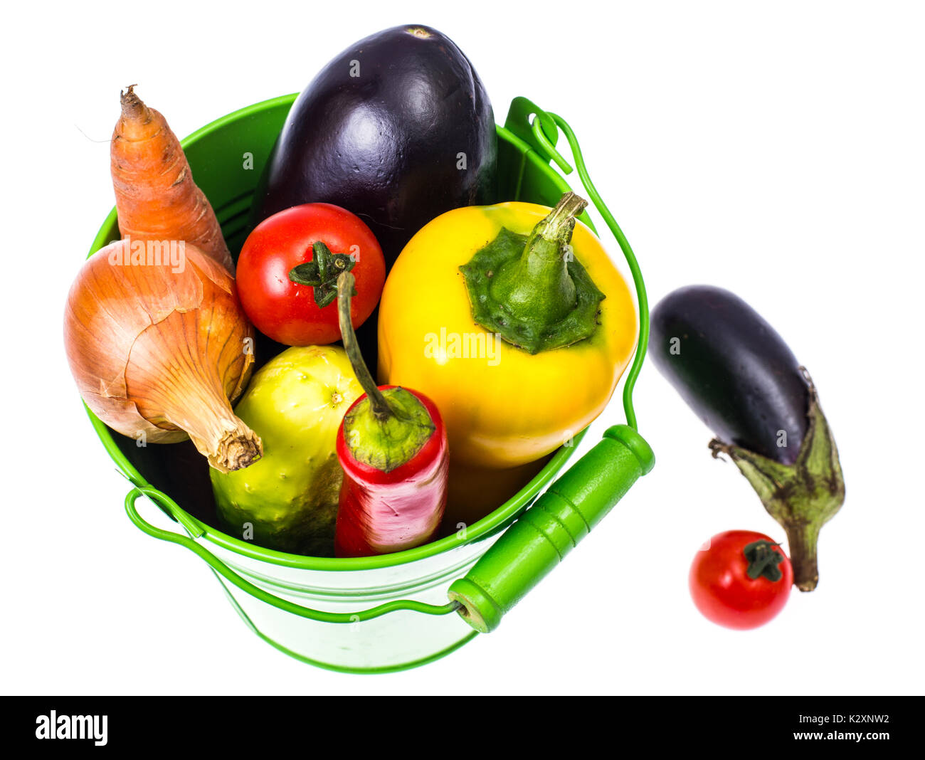Grown ecological bio-vegetables. Studio Photo Stock Photo - Alamy