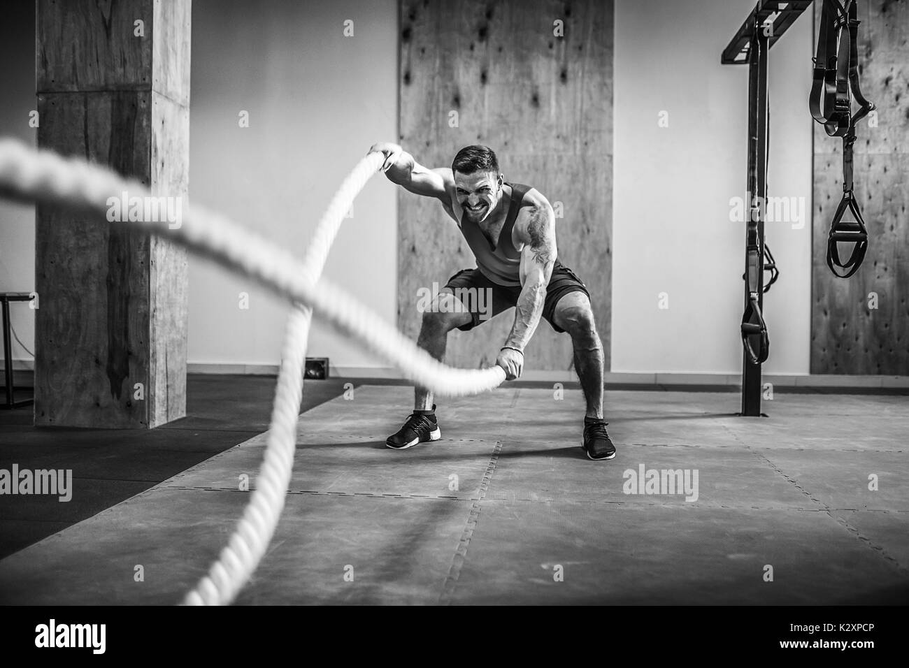 Battle training Black and White Stock Photos & Images - Alamy