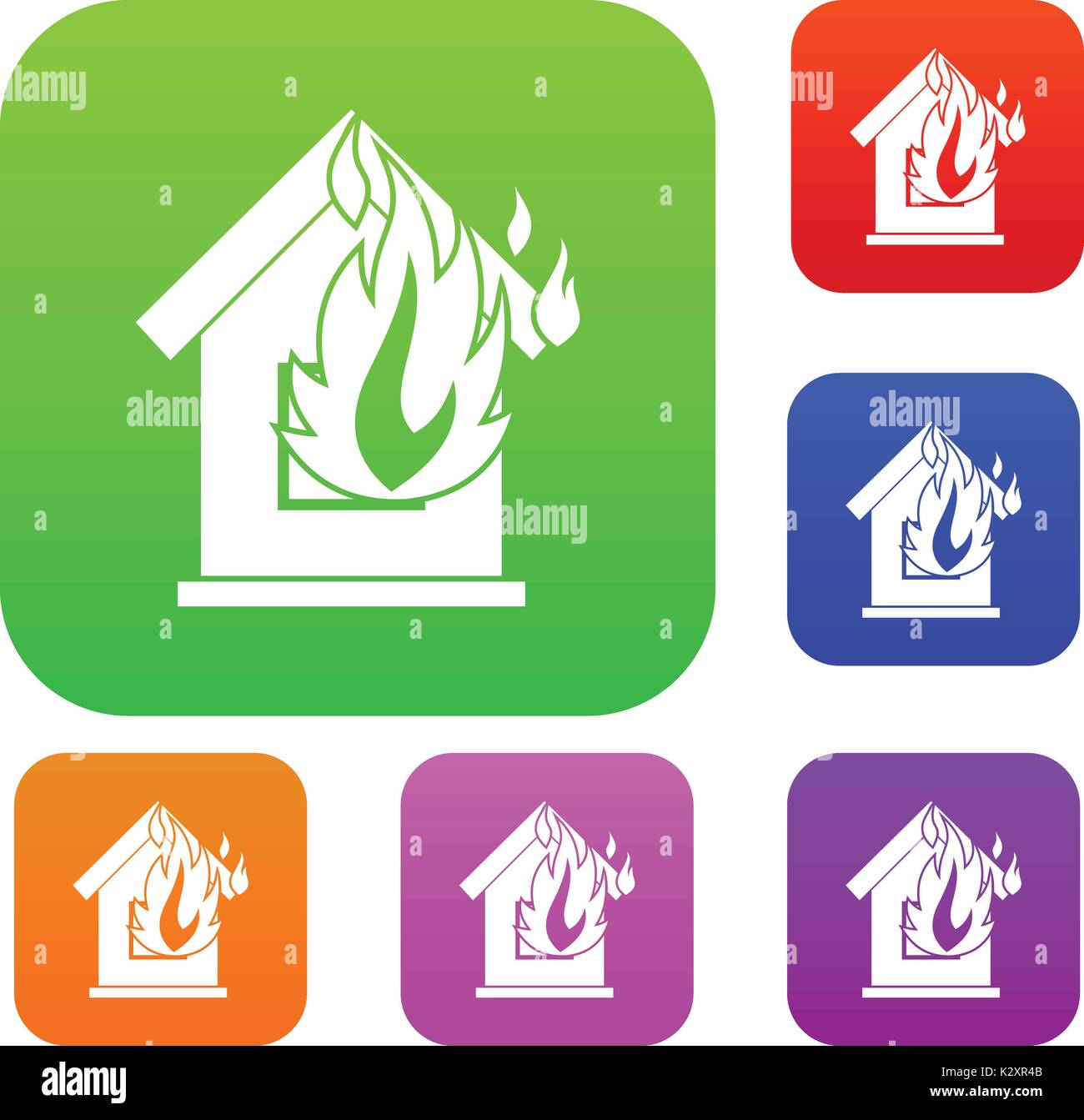 Preventing fire set collection Stock Vector Image & Art - Alamy