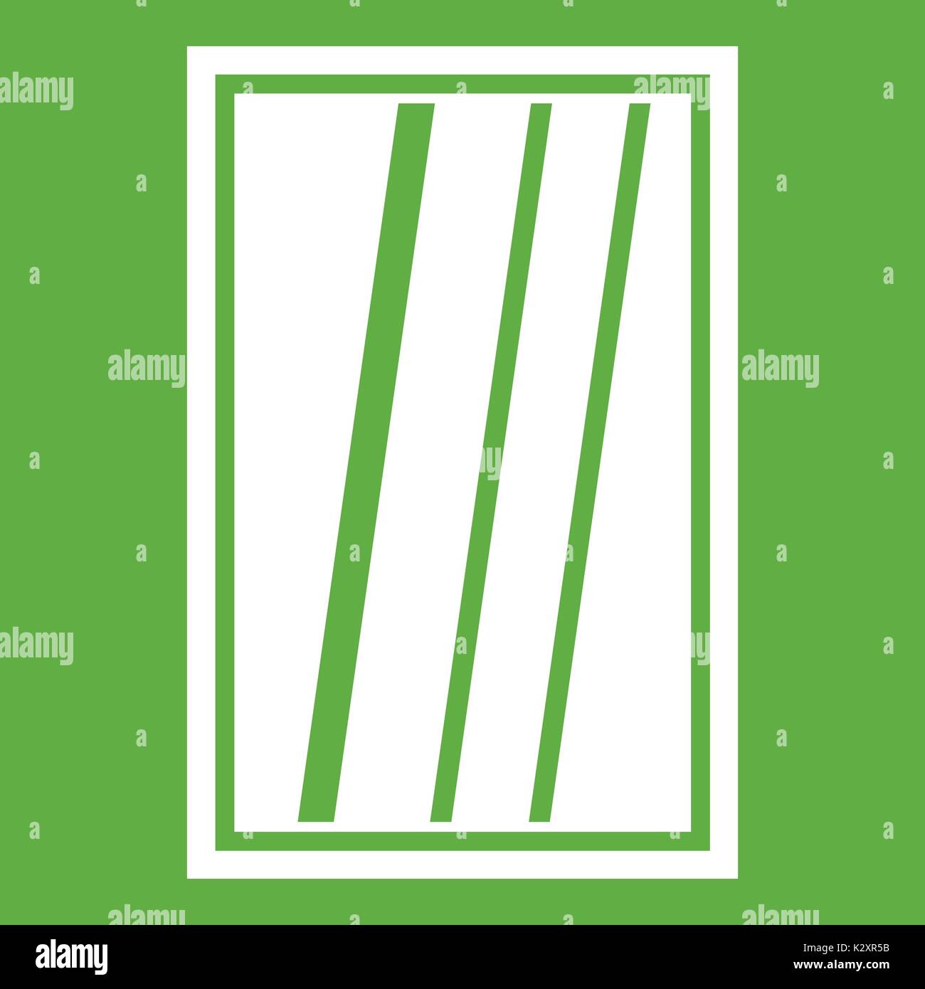 White rectangle window icon green Stock Vector Image & Art - Alamy
