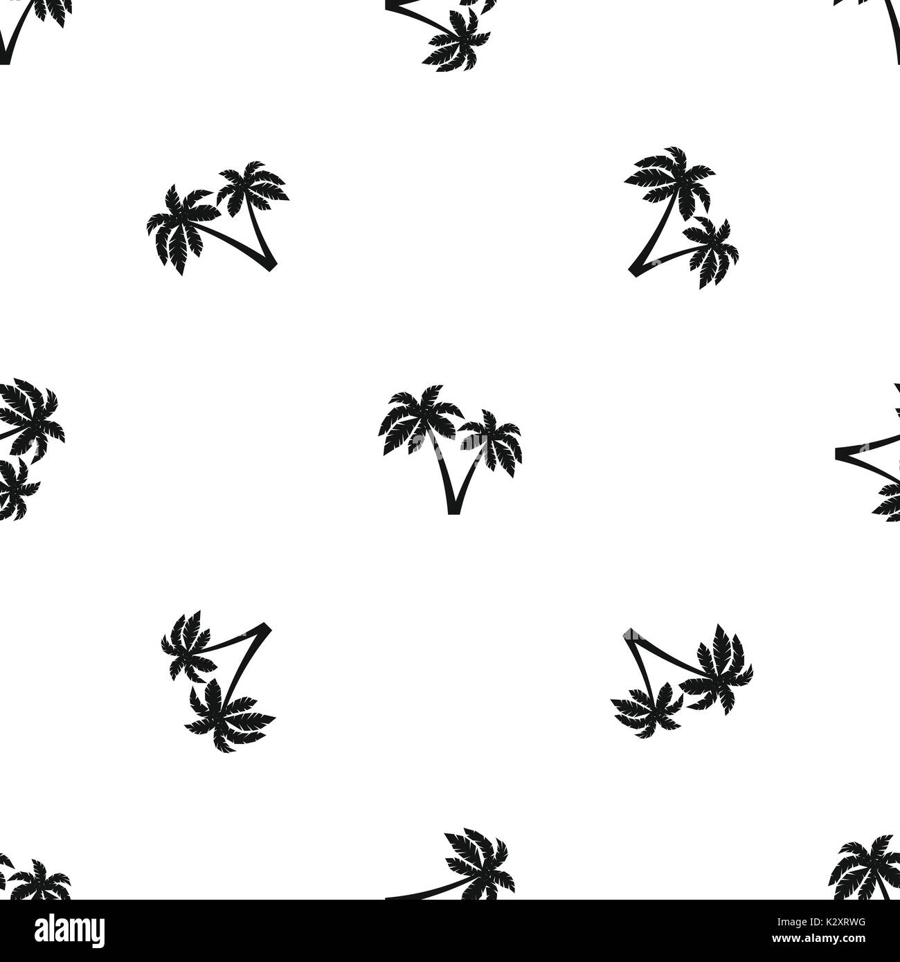 Two palms pattern seamless black Stock Vector Image & Art - Alamy