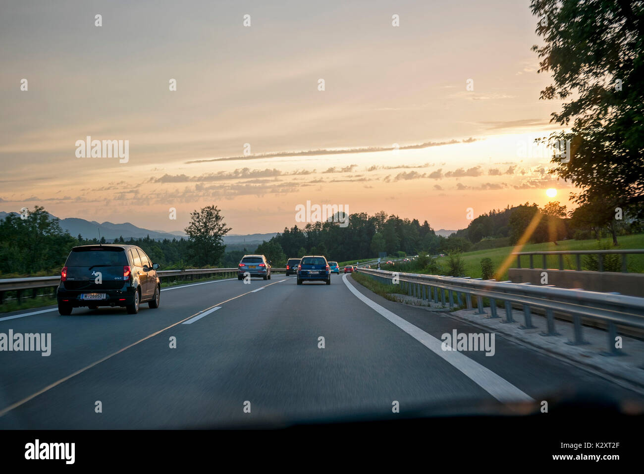 Autobahn a8 hi-res stock photography and images - Alamy