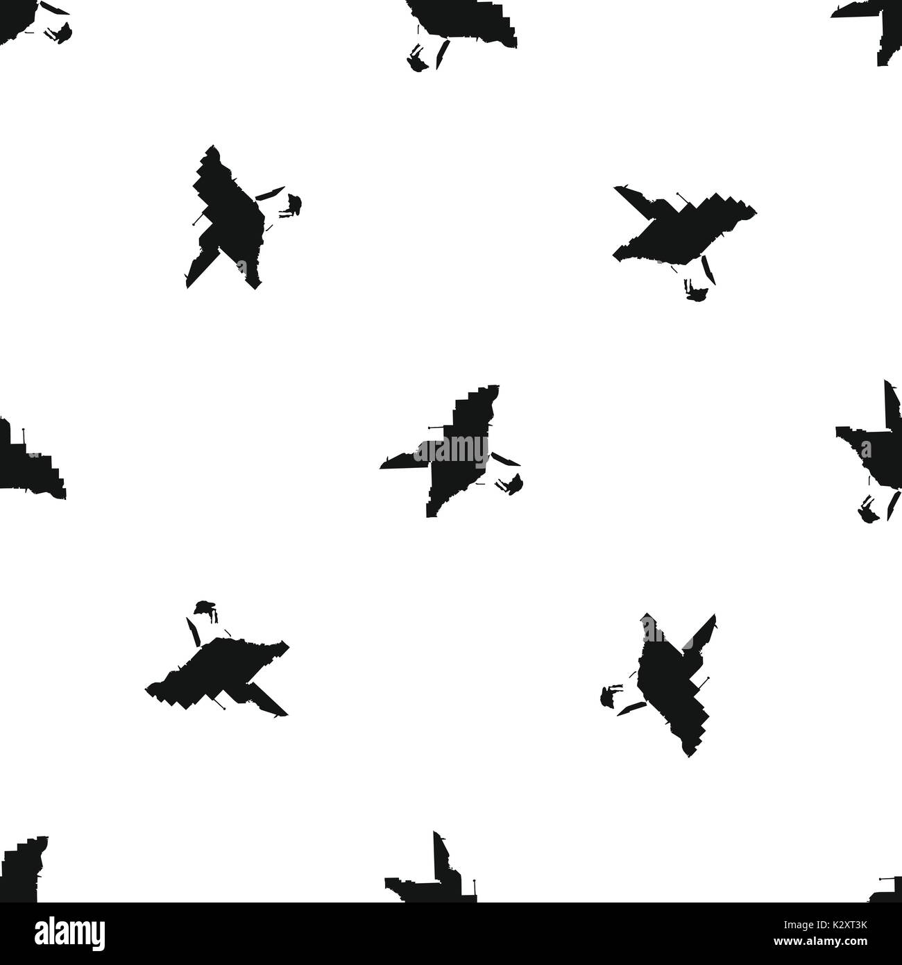 Florida map pattern seamless black Stock Vector Image & Art - Alamy