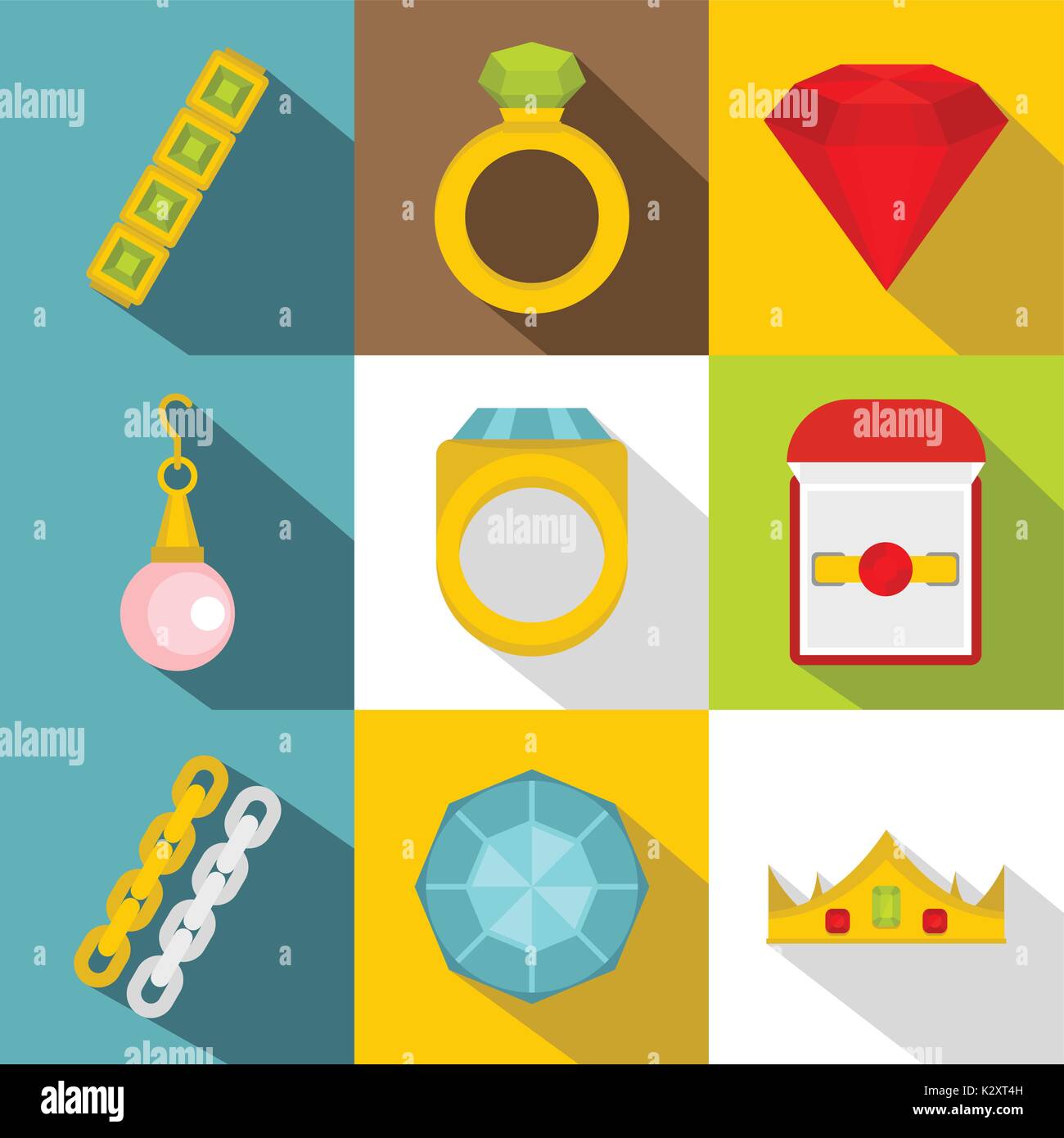 Long cross necklace Stock Vector Images - Alamy