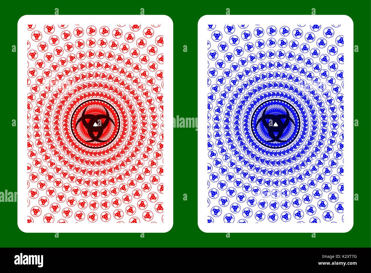 Playing card back designs Stock Vector Images - Alamy