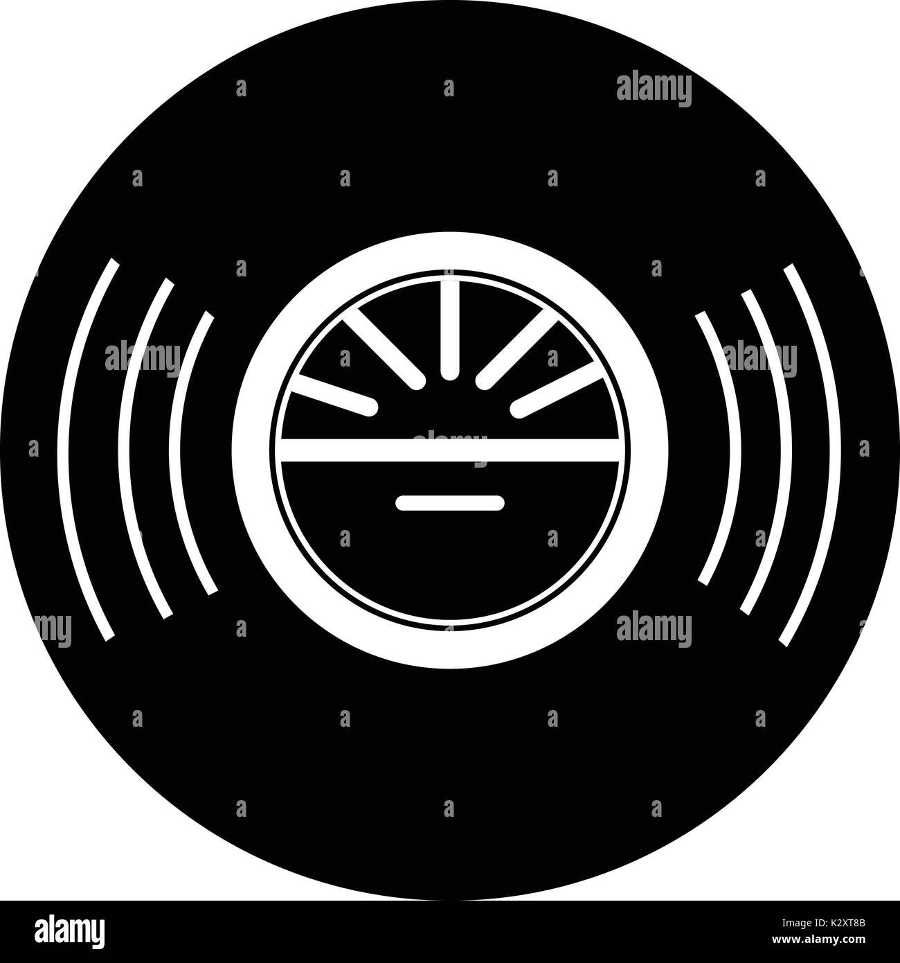 Vinyl record icon , simple style Stock Vector Image & Art - Alamy