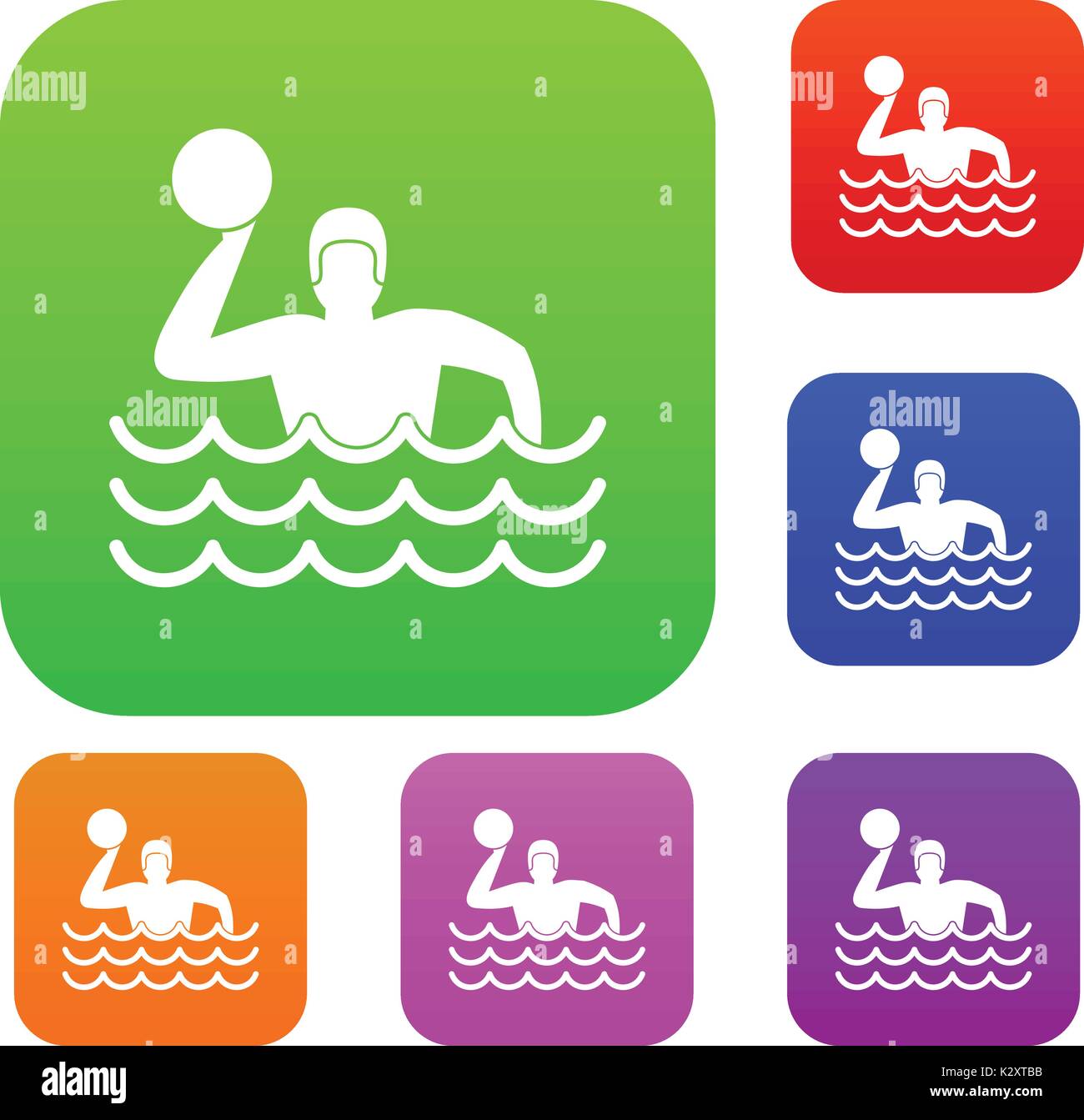 Water polo set collection Stock Vector Image & Art - Alamy