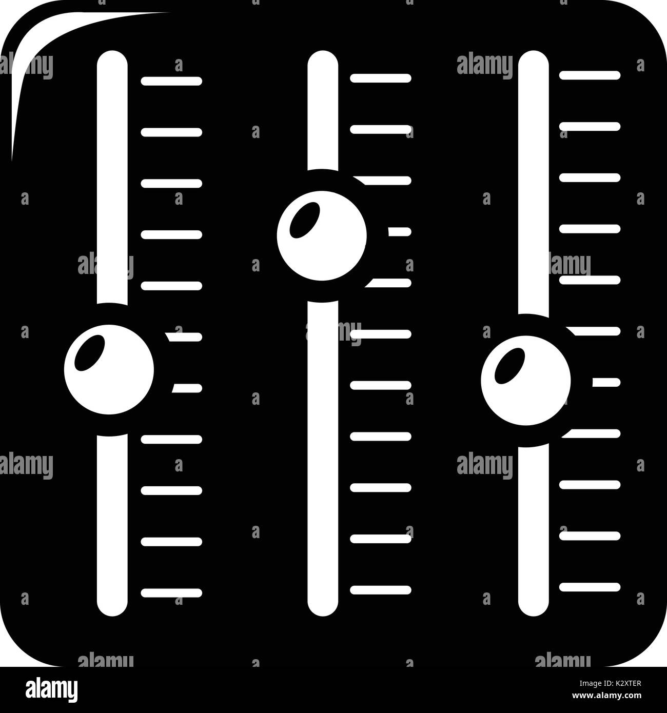 Sound mixer icon , simple style Stock Vector Image & Art - Alamy