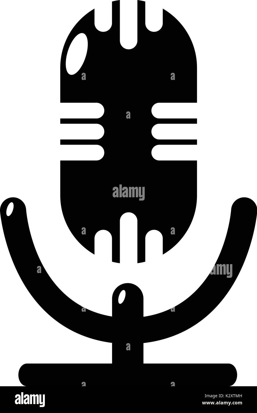 Studio microphone icon , simple style Stock Vector Image & Art - Alamy