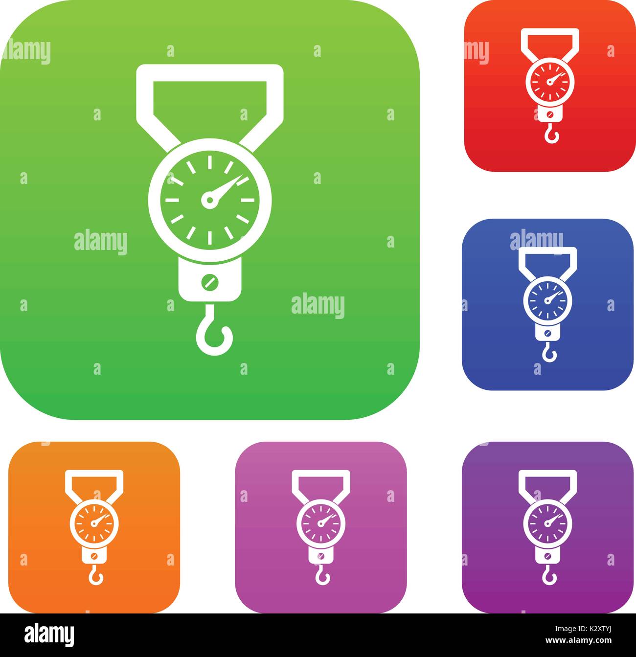 Spring scale set collection Stock Vector Image & Art - Alamy
