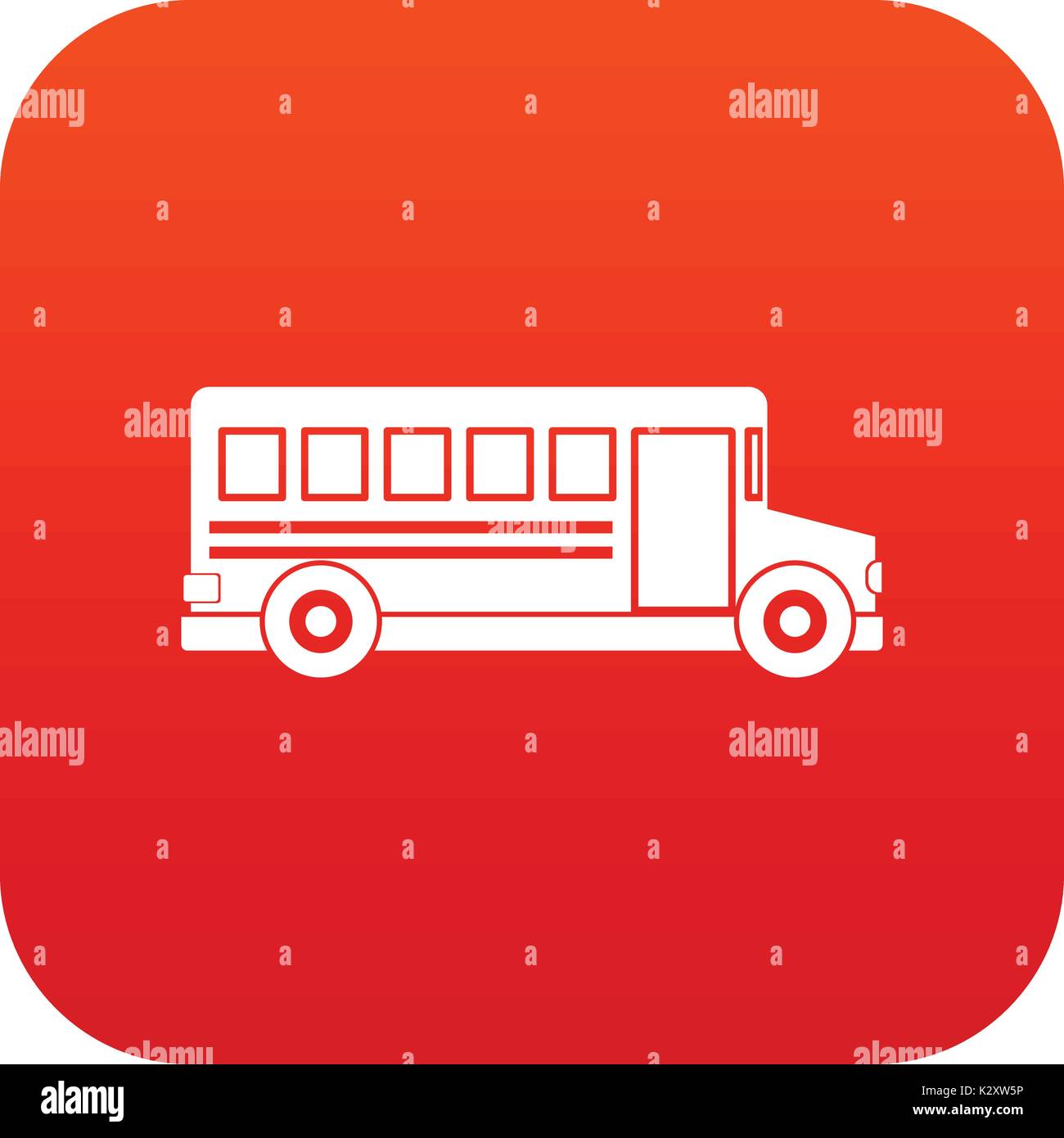 Red bus moving Stock Vector Images - Alamy