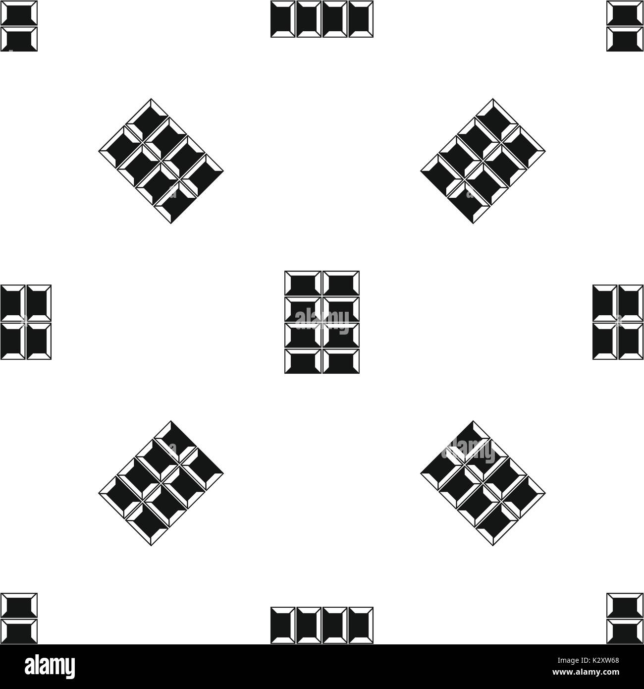 Dark chocolate pattern seamless black Stock Vector Image & Art - Alamy