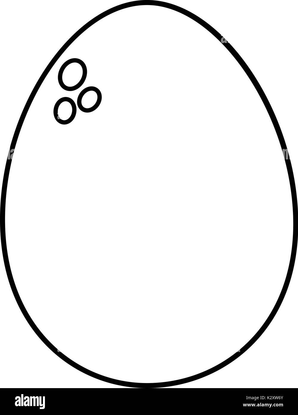 Egg icon , outline style Stock Vector Image & Art - Alamy