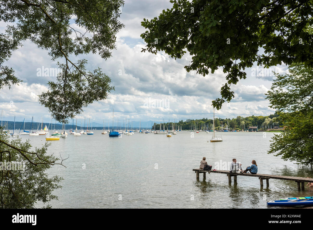 Utting, Ammersee, Bavaria, Germany Stock Photo - Alamy