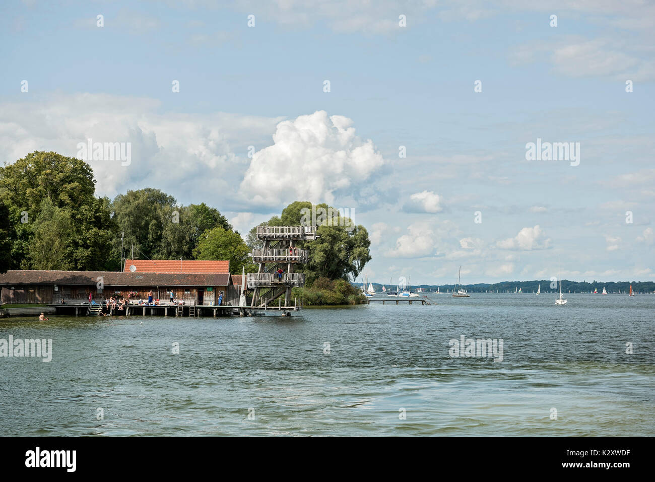 Utting, Ammersee, Bavaria, Germany Stock Photo - Alamy
