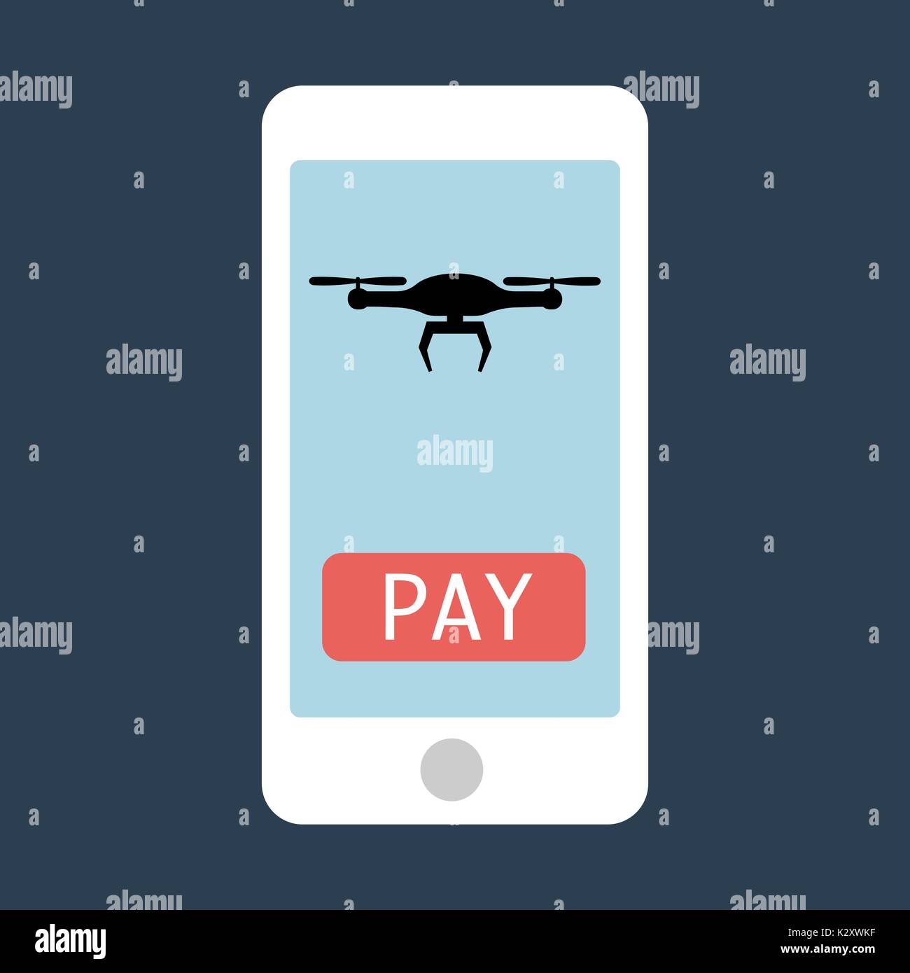 Sign in page on smartphone screen. Vector Stock Vector Image & Art - Alamy