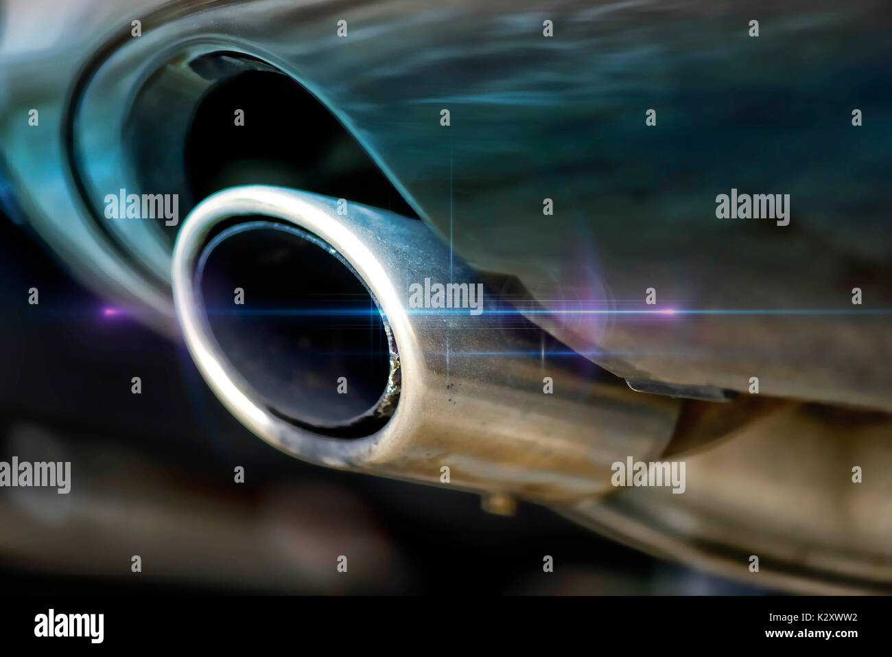 Auspuff abgase hi-res stock photography and images - Alamy