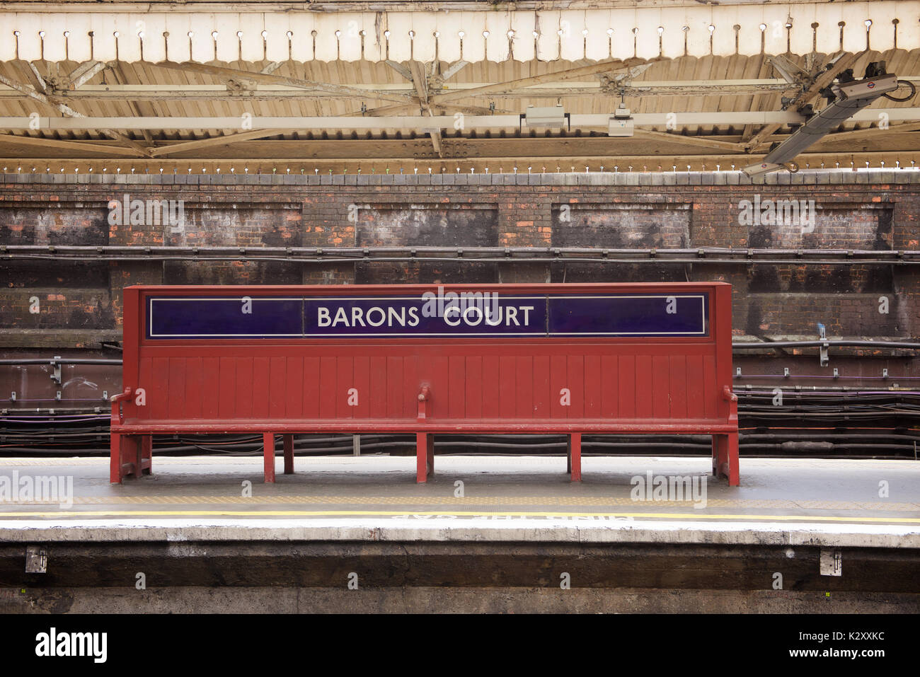 Barons Court Underground station in London Stock Photo - Alamy