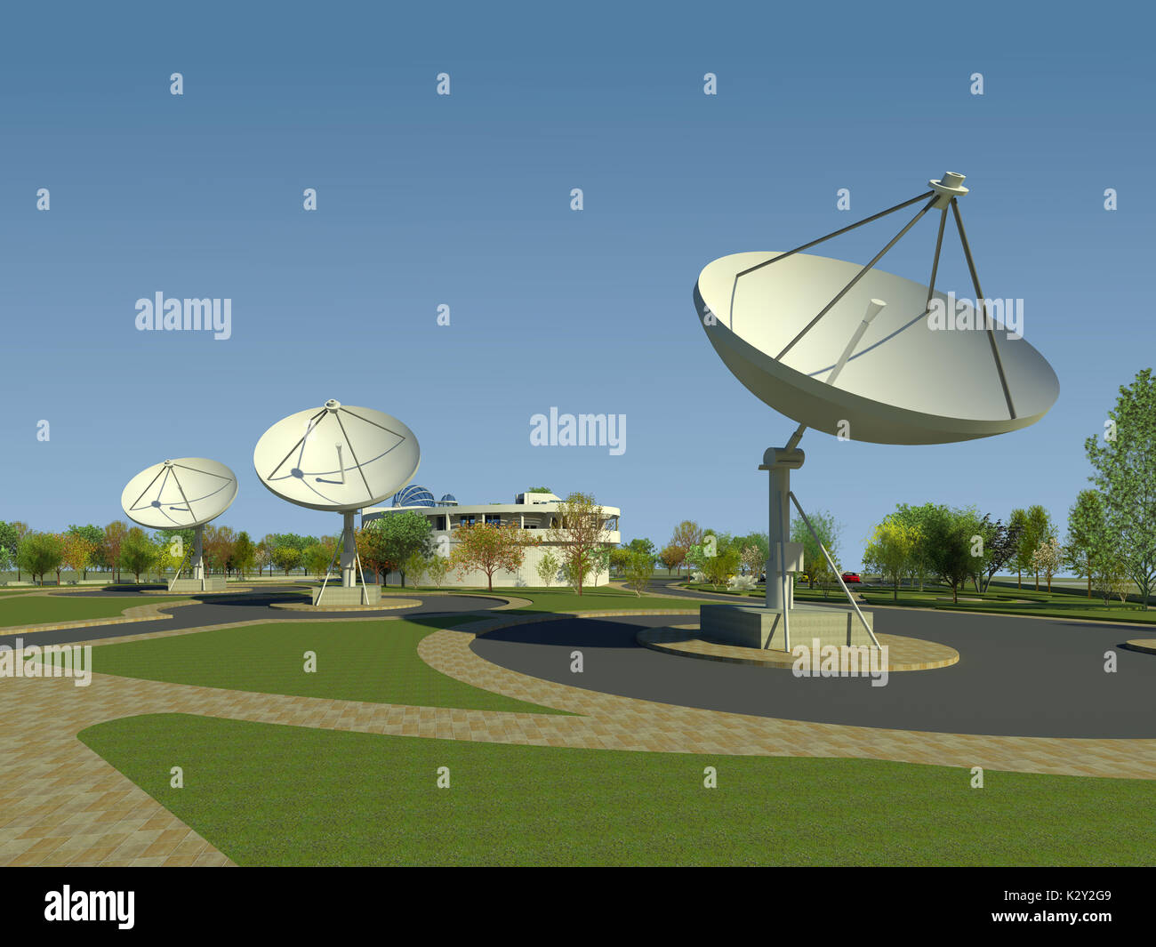 Satellite communication earth station 1. Collection Stock Photo - Alamy