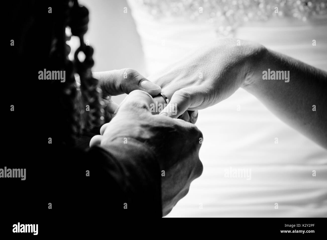 Wedding day images showing love and affection on this special day. A ...