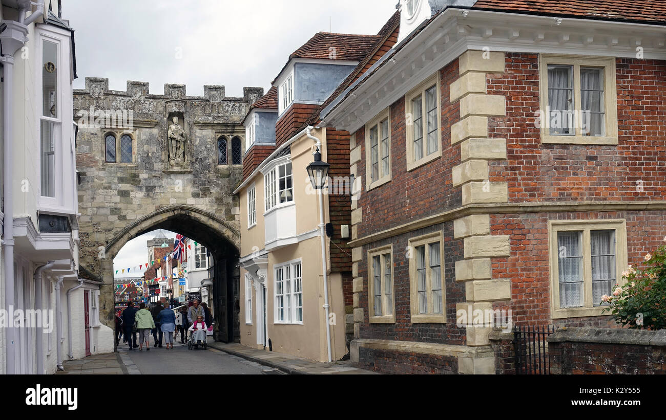 High Street Gate, Salisbury Wiltshire England UK Stock Photo - Alamy
