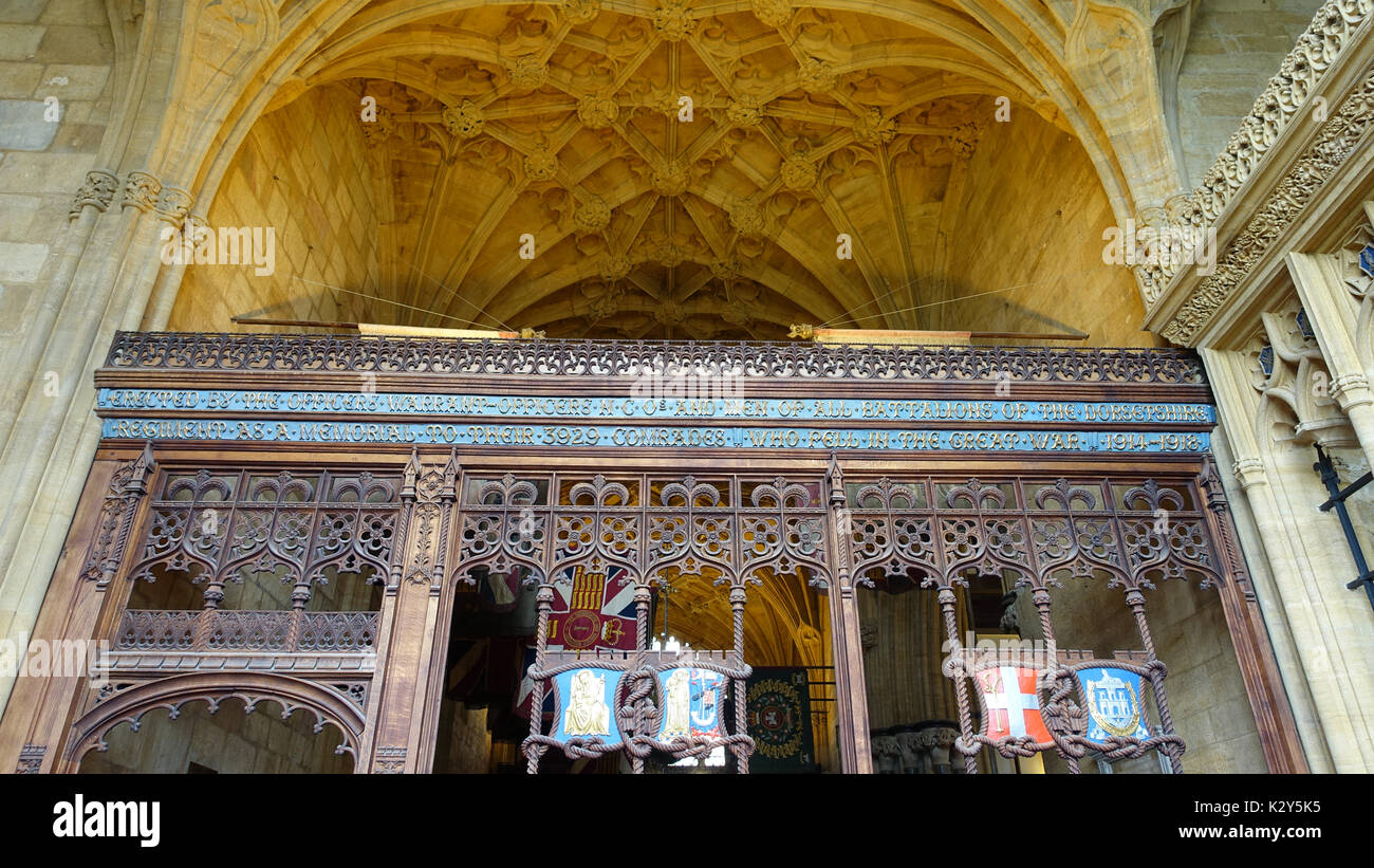 Sherborne Abbey Stained Glass Windows Stock Photos & Sherborne Abbey ...