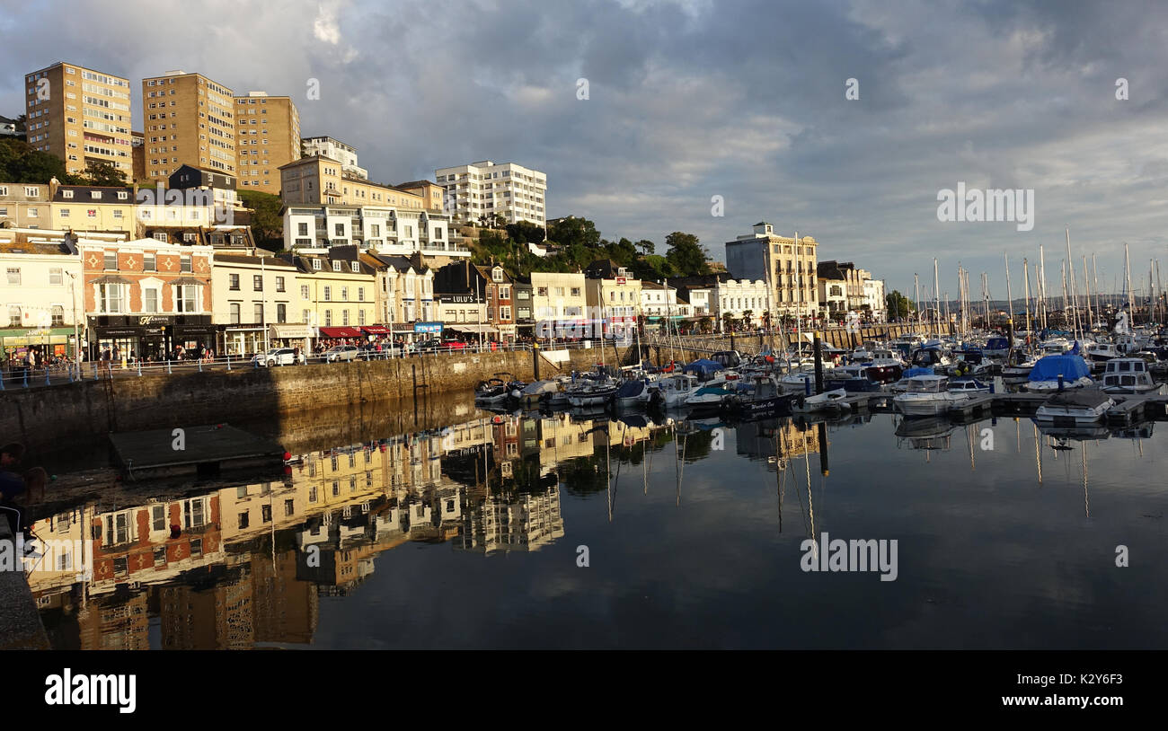 Torquay marina at dusk hi-res stock photography and images - Alamy