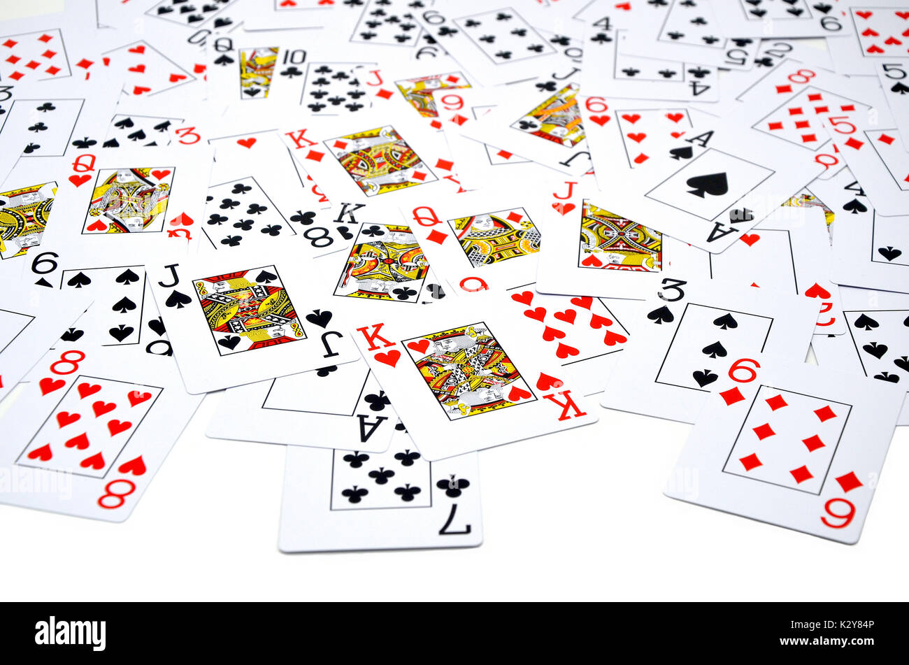 Poker cards game cards play cards Stock Photo - Alamy