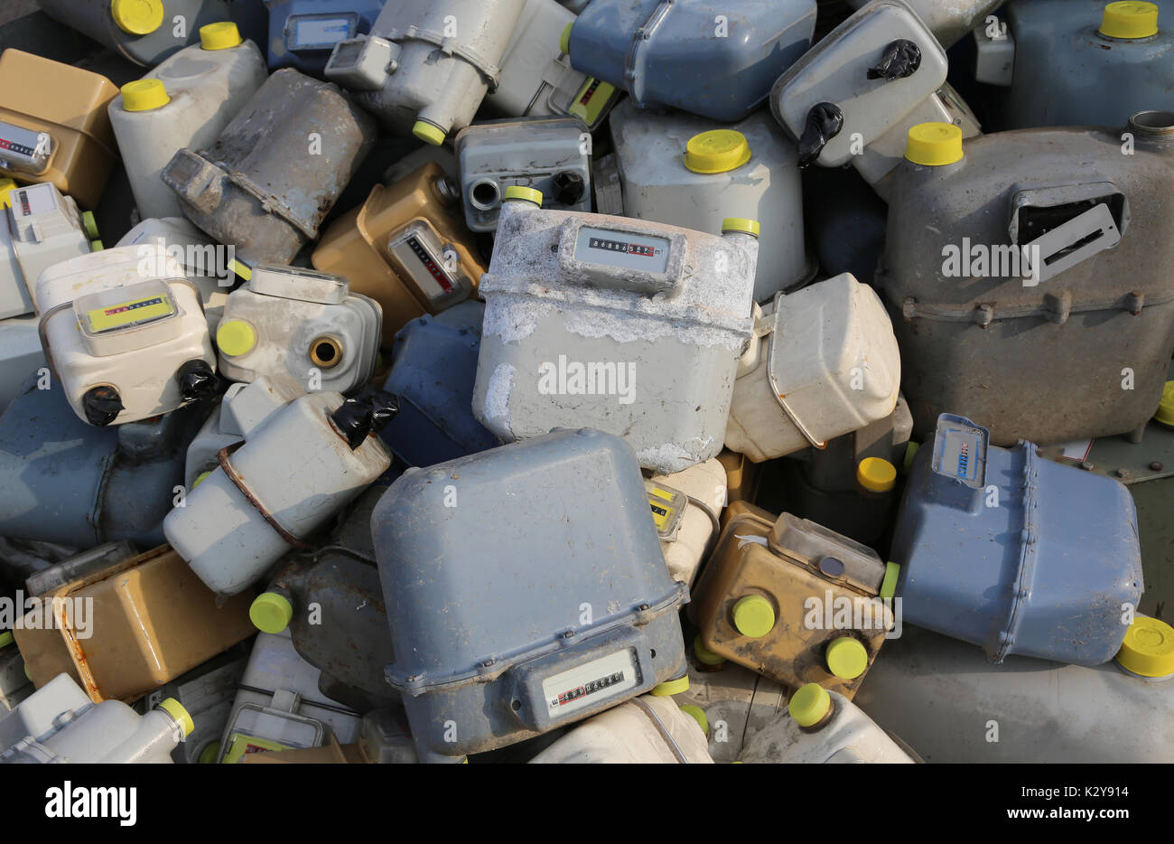 many discharged gas counters into a dump of hazardous and polluting ...