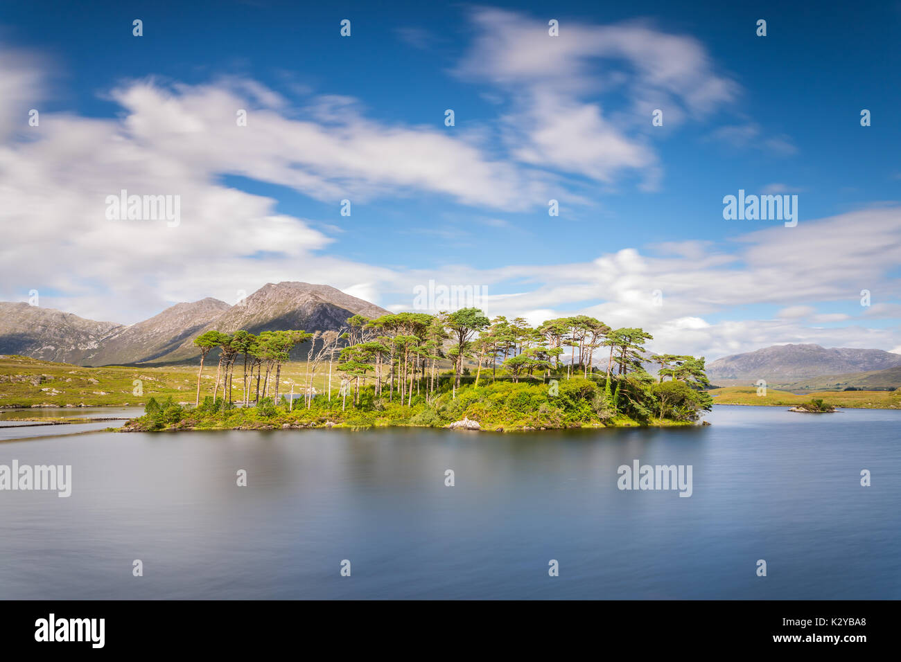 Derryclare Lough is a freshwater lake in the west of Ireland. It is ...