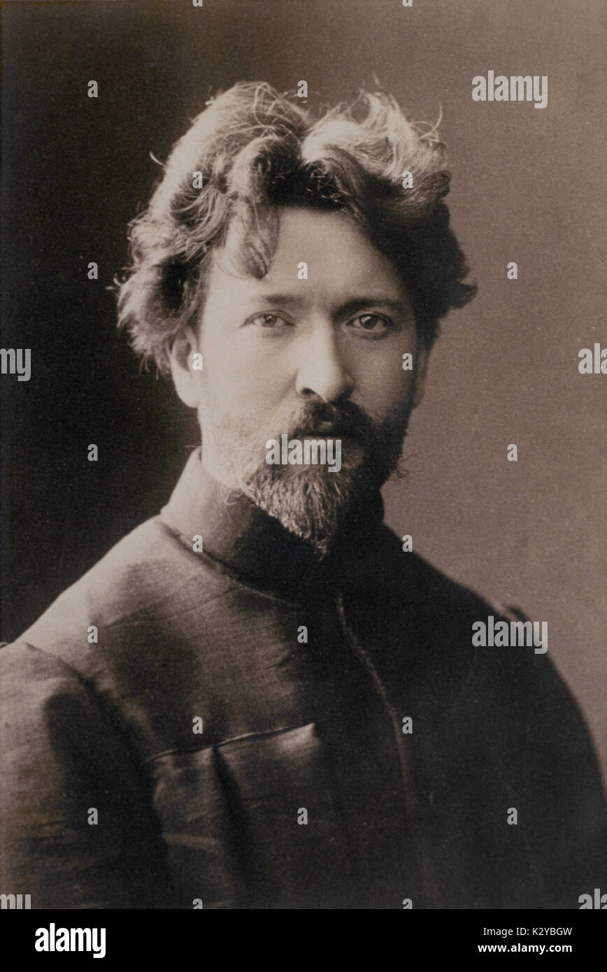 Feruccio Busoni, portrait. German-Italian composer 1866-1924 Stock ...