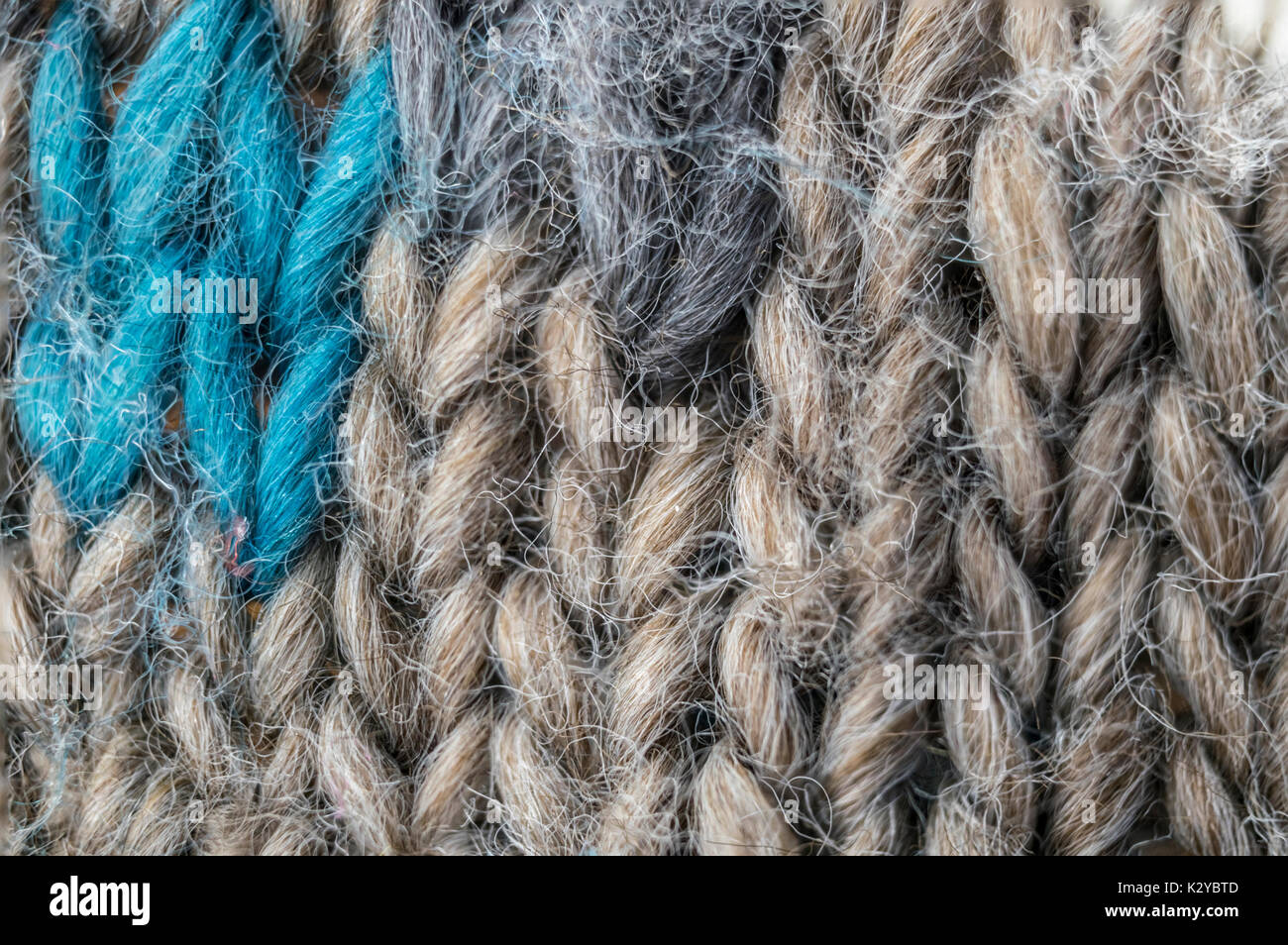 highly detailed needlework wool fabric, close up wool texture ...