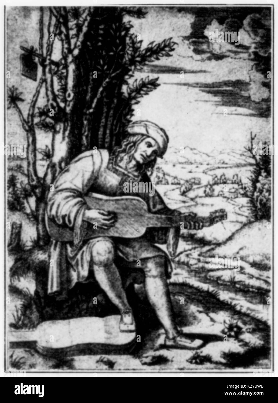 The poet Philoletes of Bologna (Giovanni Filoteo Achillini 1466-1538 ...