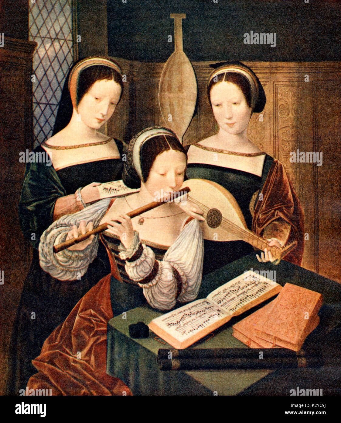 Renaissance music singer painting hi-res stock photography and images ...