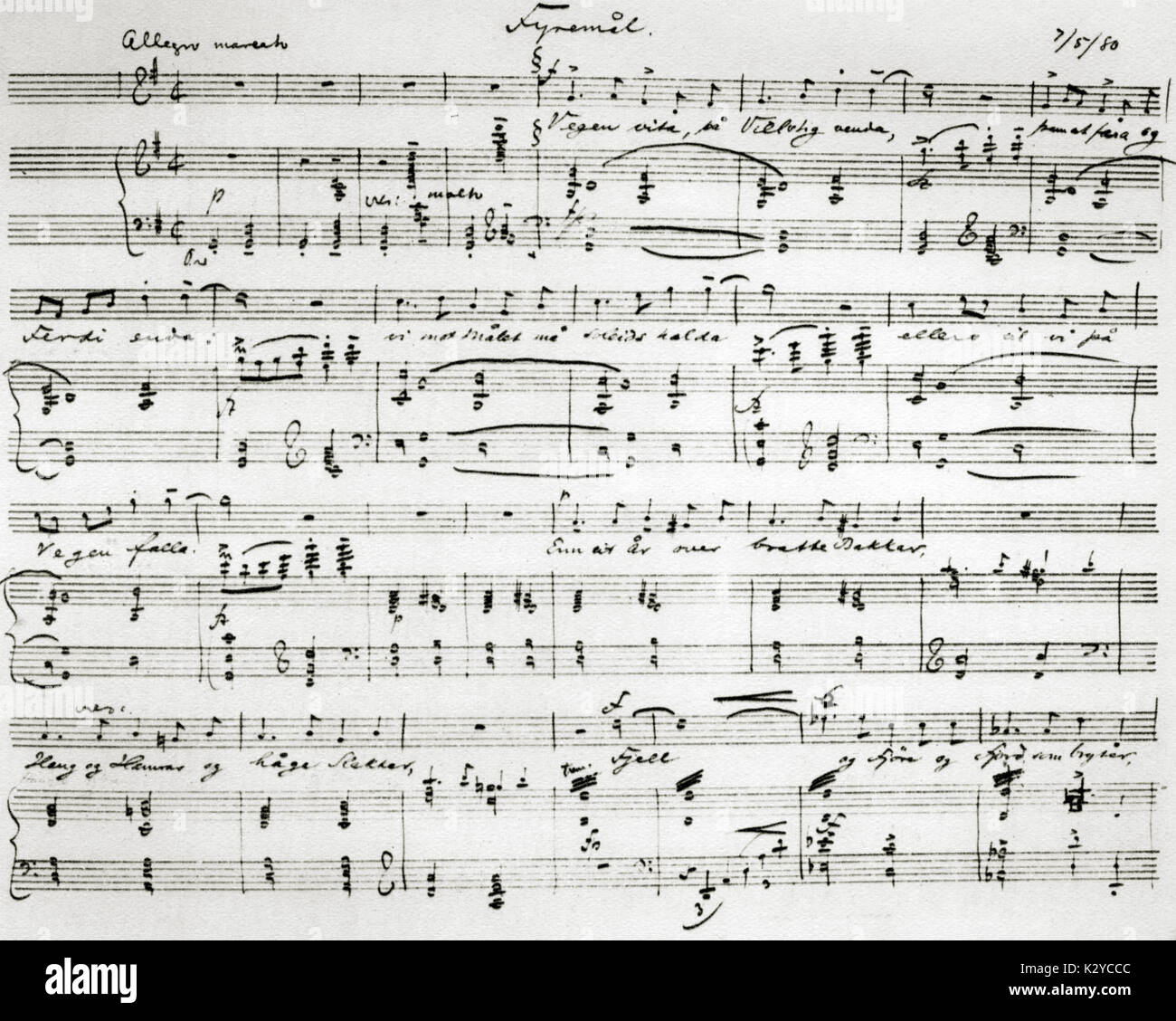 1880 sheet music hi-res stock photography and images - Alamy