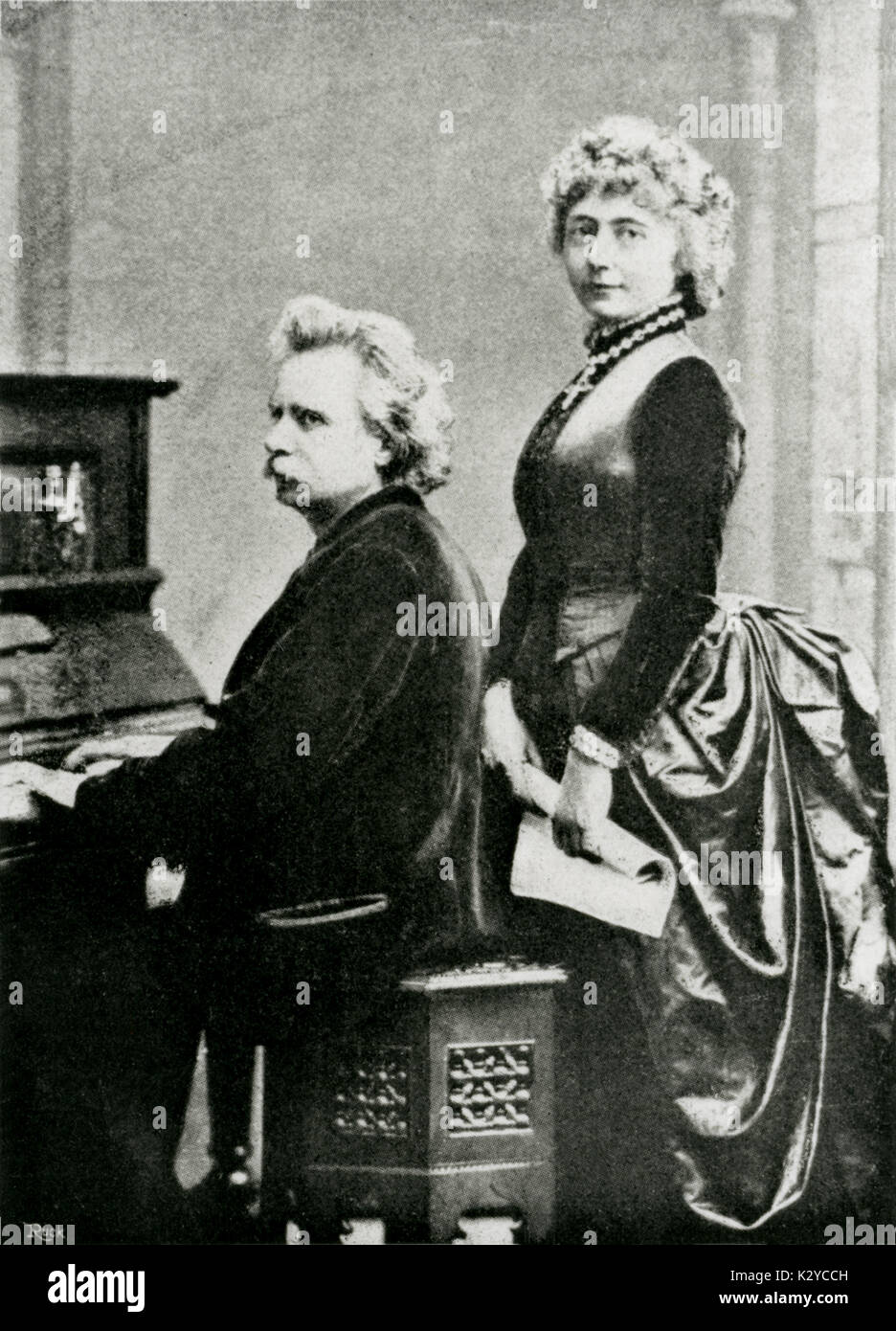 GRIEG with his wife, 1888 Norwegian composer, 1843-1907 Stock Photo - Alamy