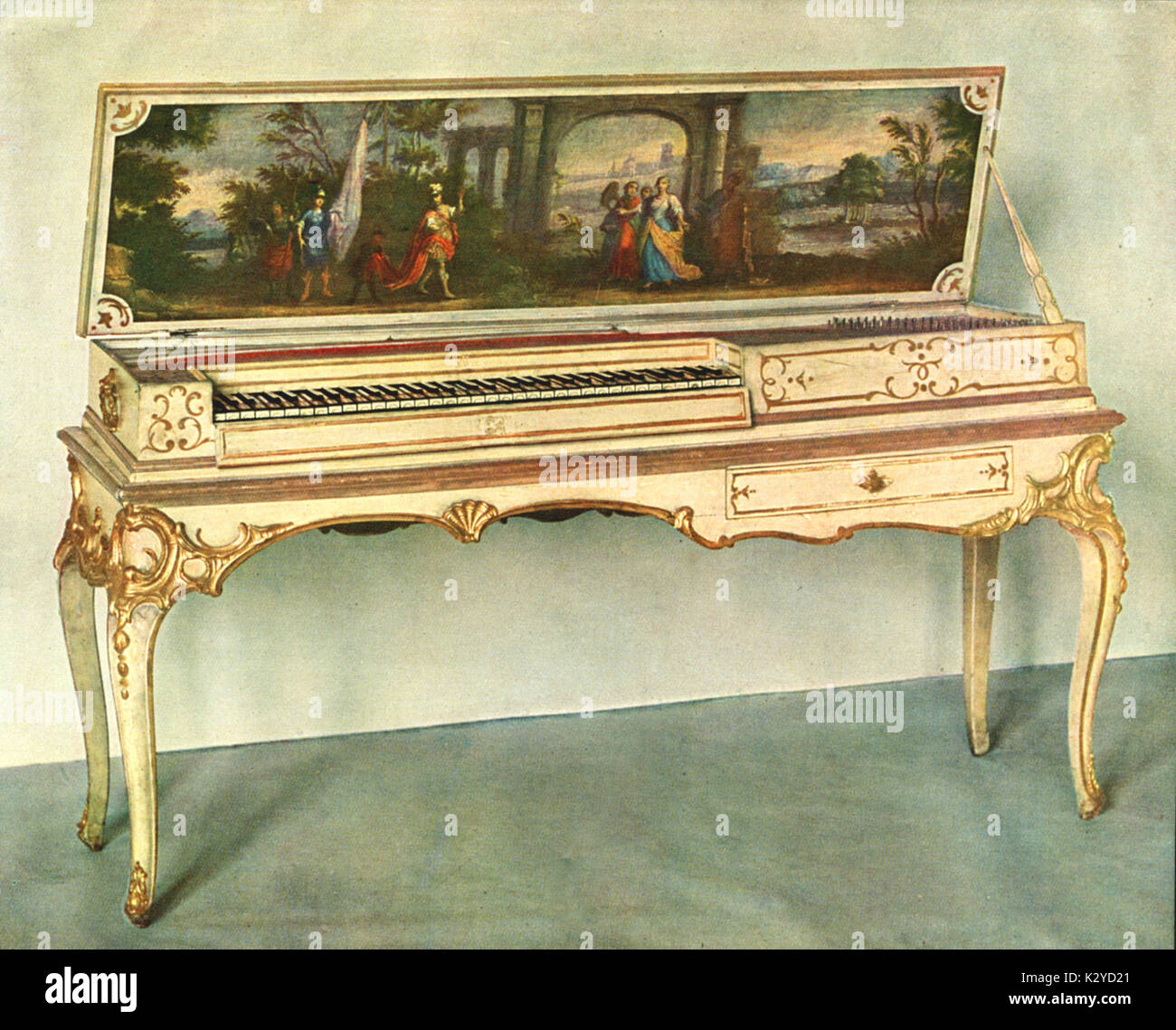 INSTRUMENTS - KEYBOARD - CLAVICHORD (unfretted) made by Christian ...