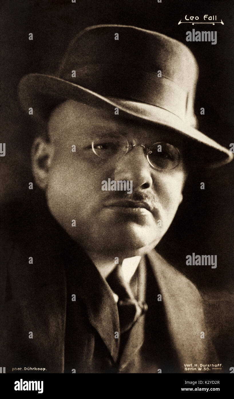 FALL, Leo - portrait Austrian composer (1873-1925 Stock Photo - Alamy